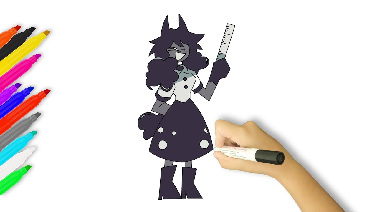 How to Draw Miss Emily | Fundamental Paper Education - YouTube