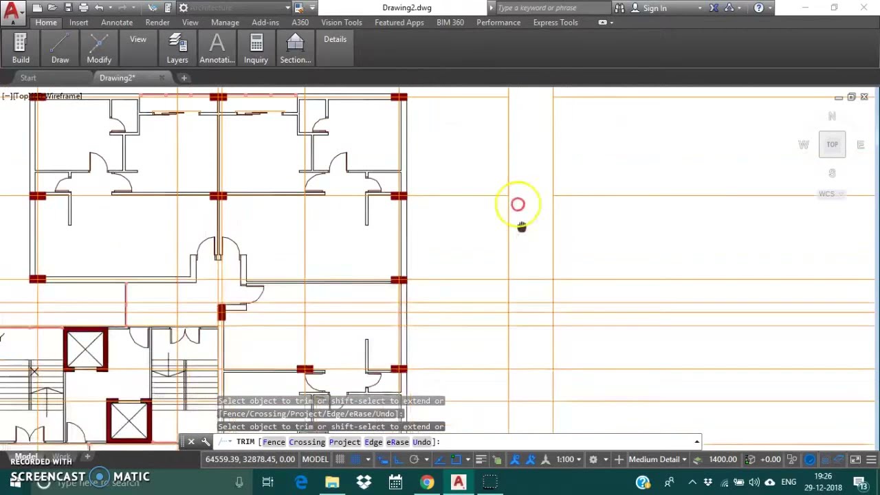 Fastest Way To Add Column Grid In AutoCAD Architecture Plan Drawing fastest-way-to-add-column-grid-in-autocad-architecture-plan-drawing