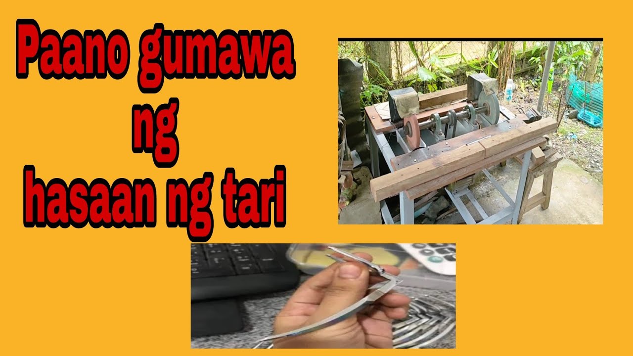 Paano gumawa ng hasaan ng tari?||Bert DC - YouTube