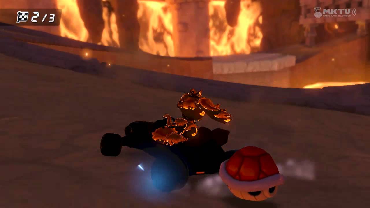 Wii U - Mario Kart 8 - (Wii) Grumble Volcano - YouTube