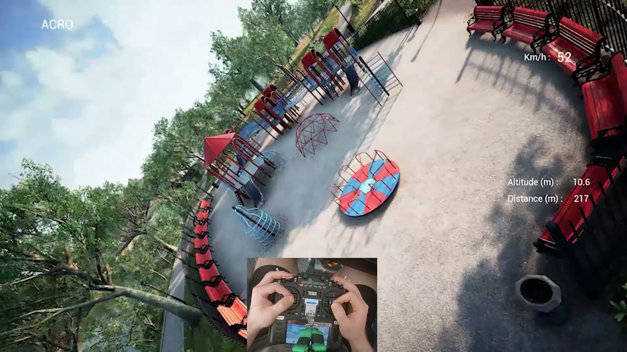 Uncrashed FPV Simulator rip with Stick Cam - YouTube