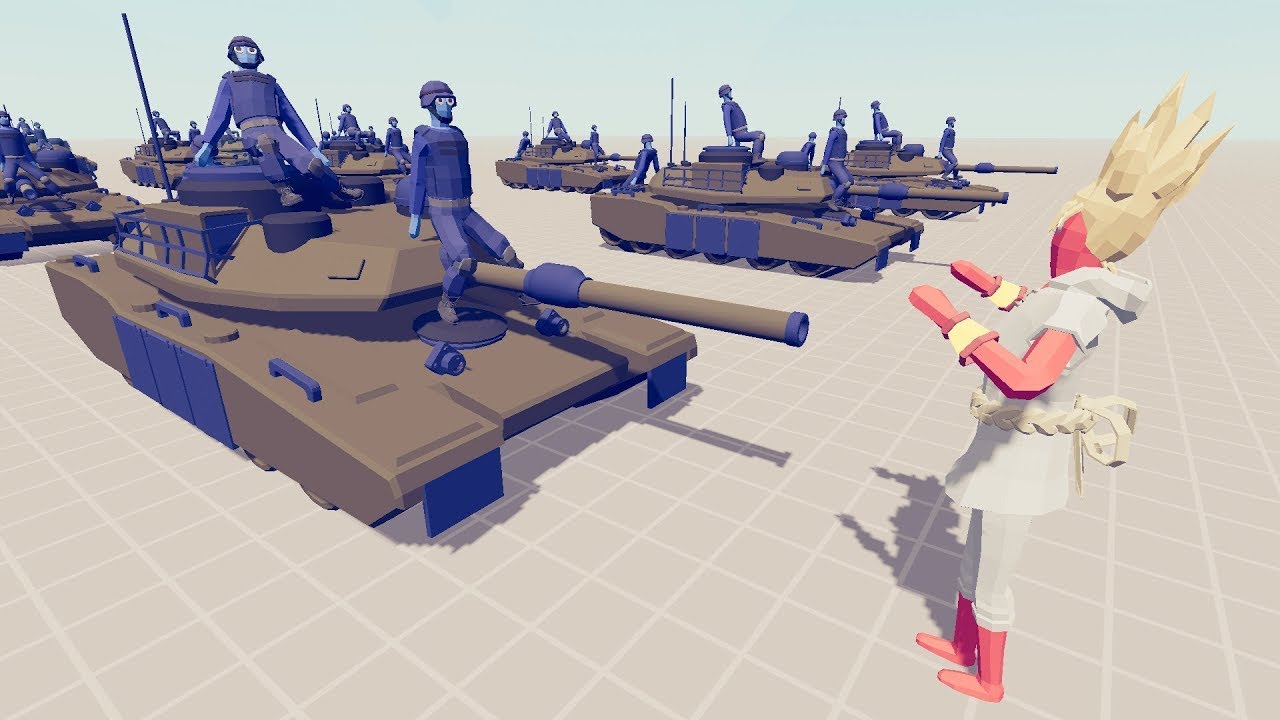 50x Tanks vs 2x GOD | Totally Accurate Battle Simulator-TABS - YouTube