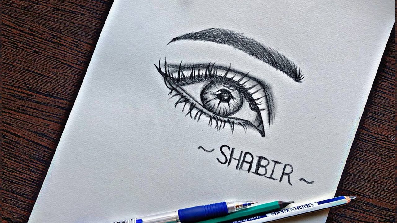 How to draw an eye/eyes easy step by step for beginners Eye drawing ...