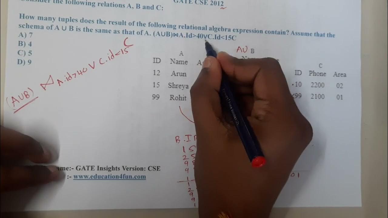 GATE CSE 2012 - YouTube