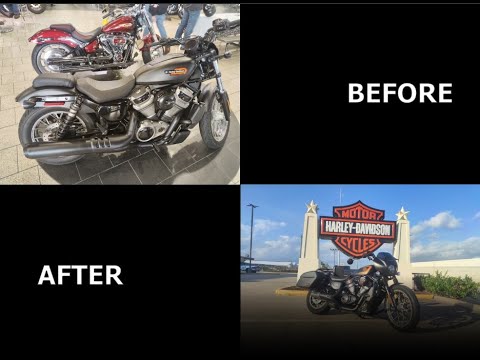 2023 Harley Davidson Nightster Special 975 1 year mods - YouTube