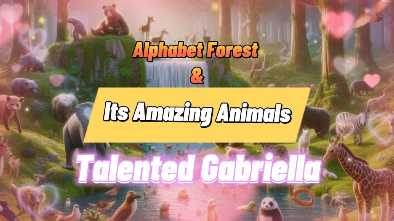 🎶[The Animals Song] #10 Alphabet Forest and Its Amazing Animals [Kids ...