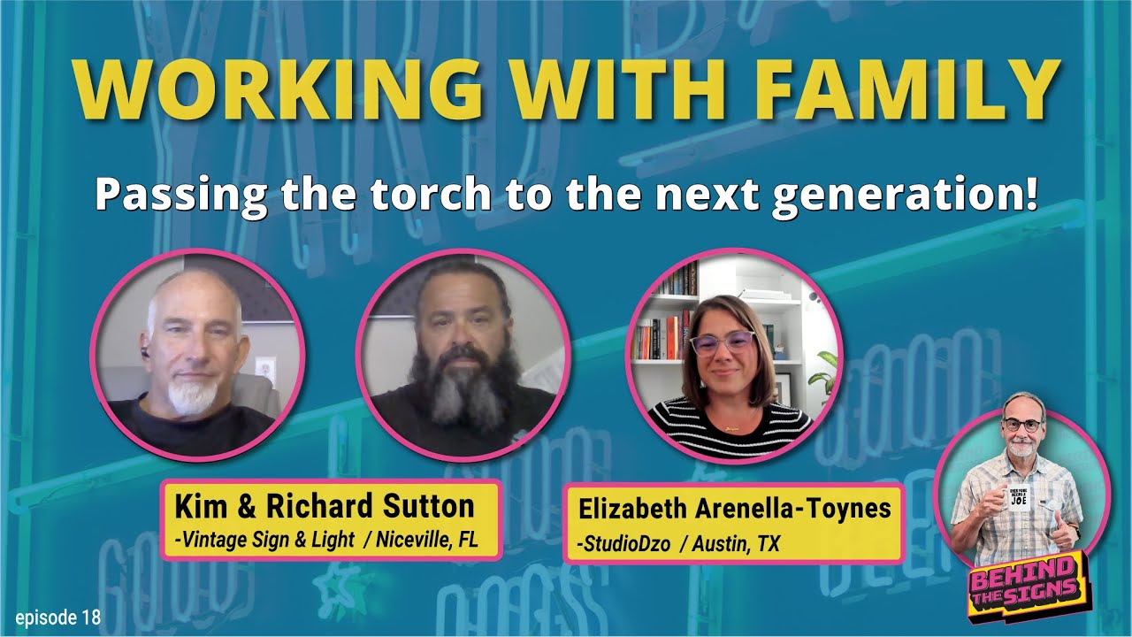 WORKING WITH FAMILY! Passing the torch to the next generation! - YouTube