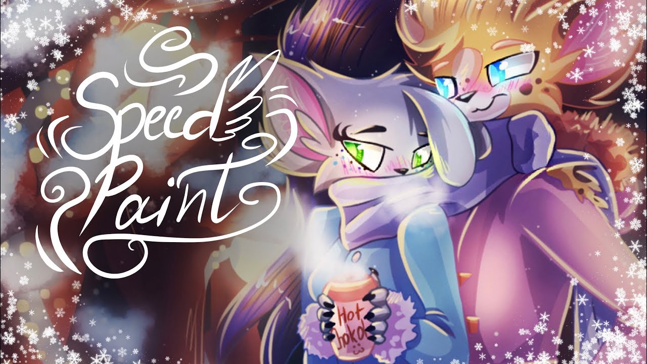 Winter walk (Lukesse) | Medibang Speedpaint | Meowcraft story mode ...