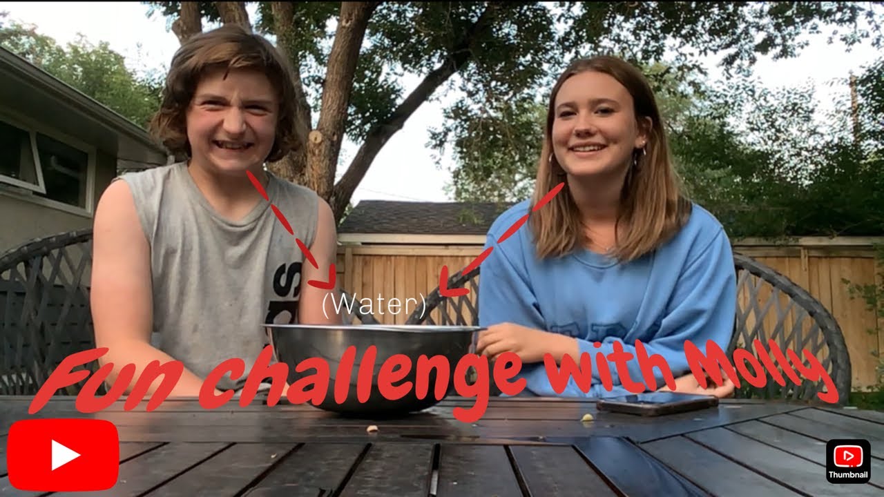 Fun challenge with Molly - YouTube