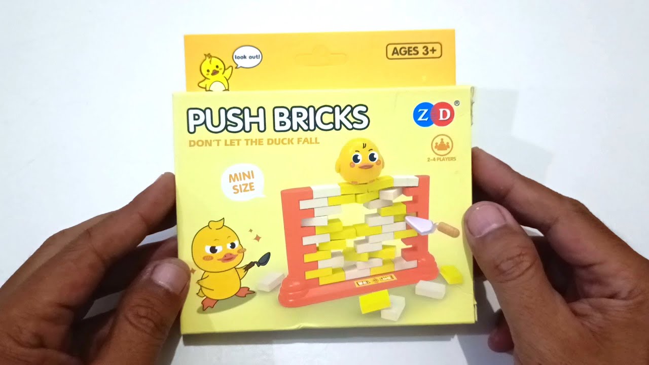 Unboxing Push Bricks Puzzle Game (Dont Let The Duck Fall) - YouTube