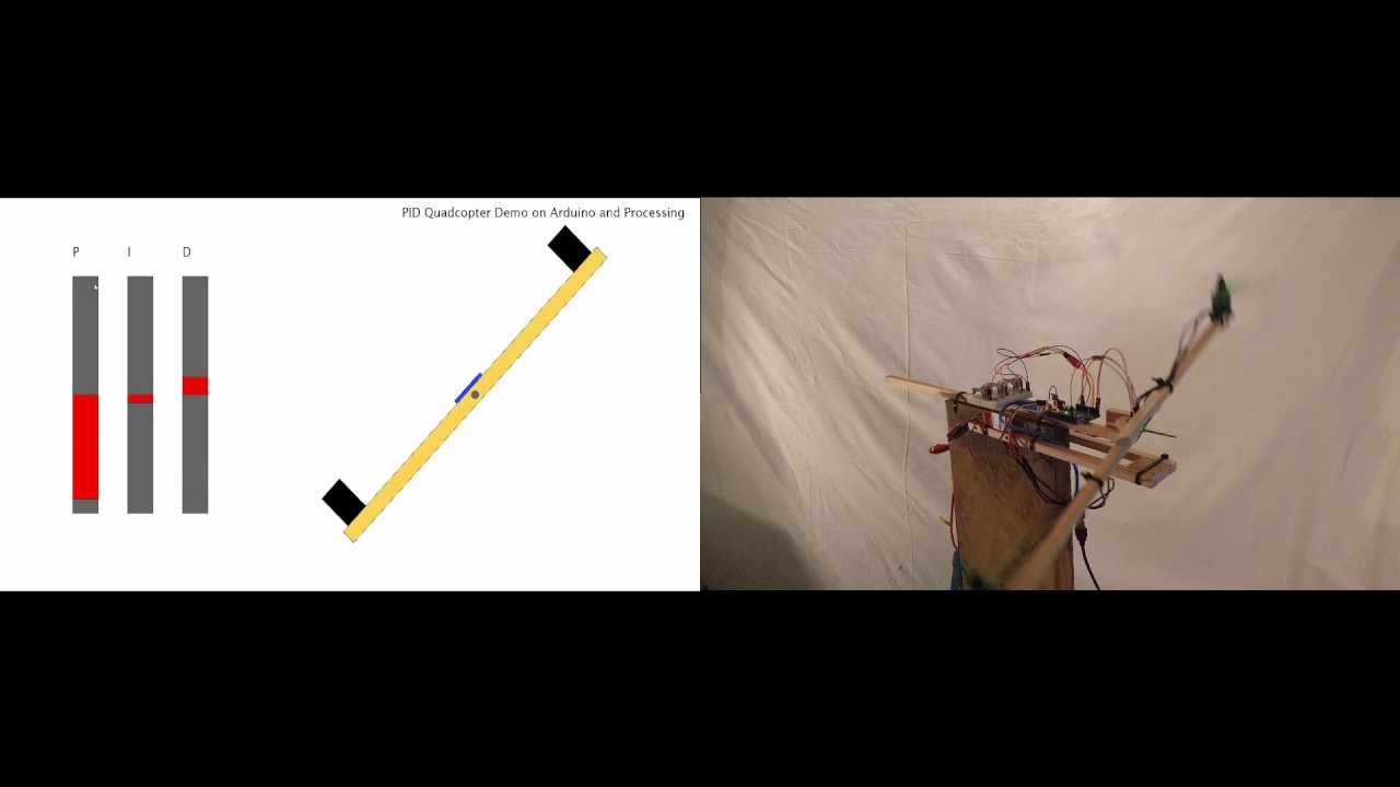 PID multicopter Demo - YouTube