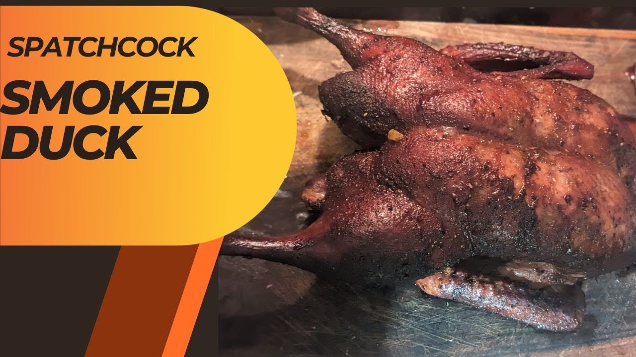 Smoked Spatchcock Duck with Armeator A1 Trial/Review - YouTube