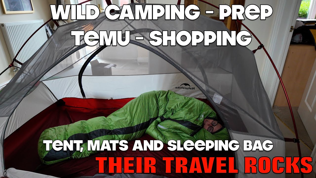 TEMU WILD CAMPING - PREPARATION - WHAT WE BOUGHT FROM TEMU - YouTube