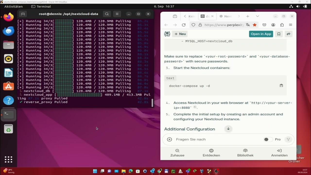 Nextcloud docker compose reverse proxy - YouTube