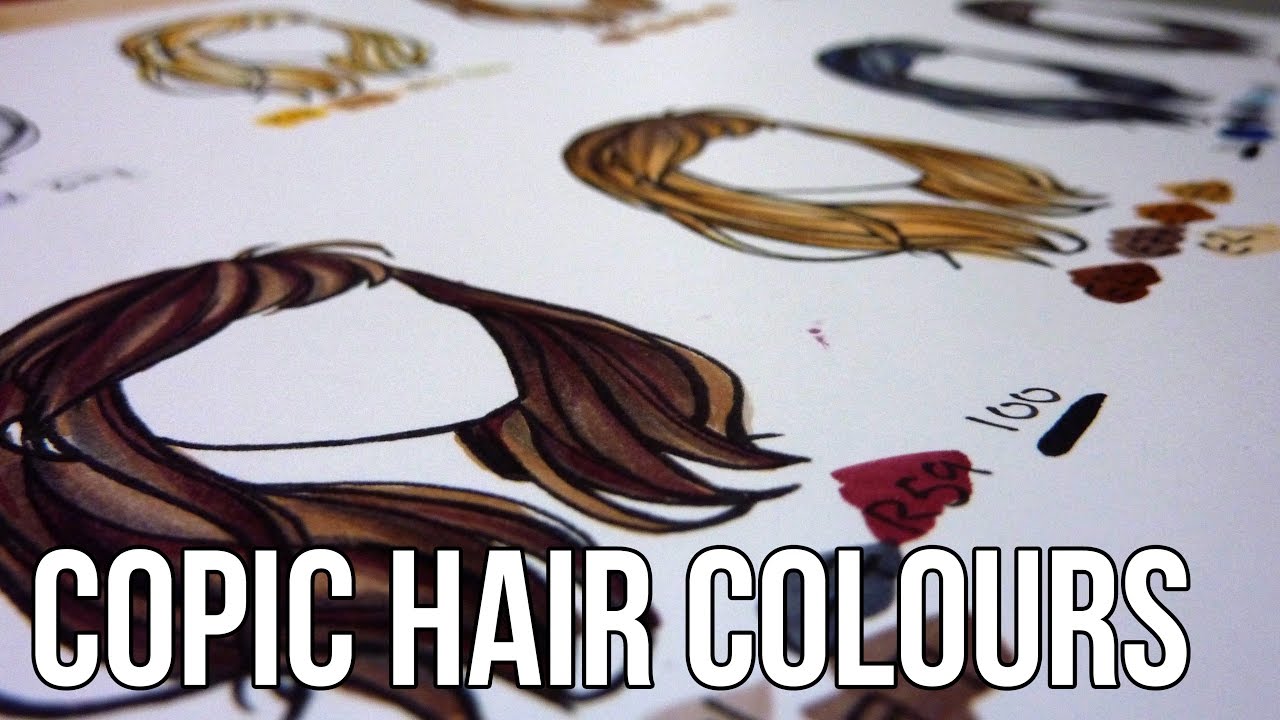 Copic Tutorial: Hair Colour Combinations - YouTube