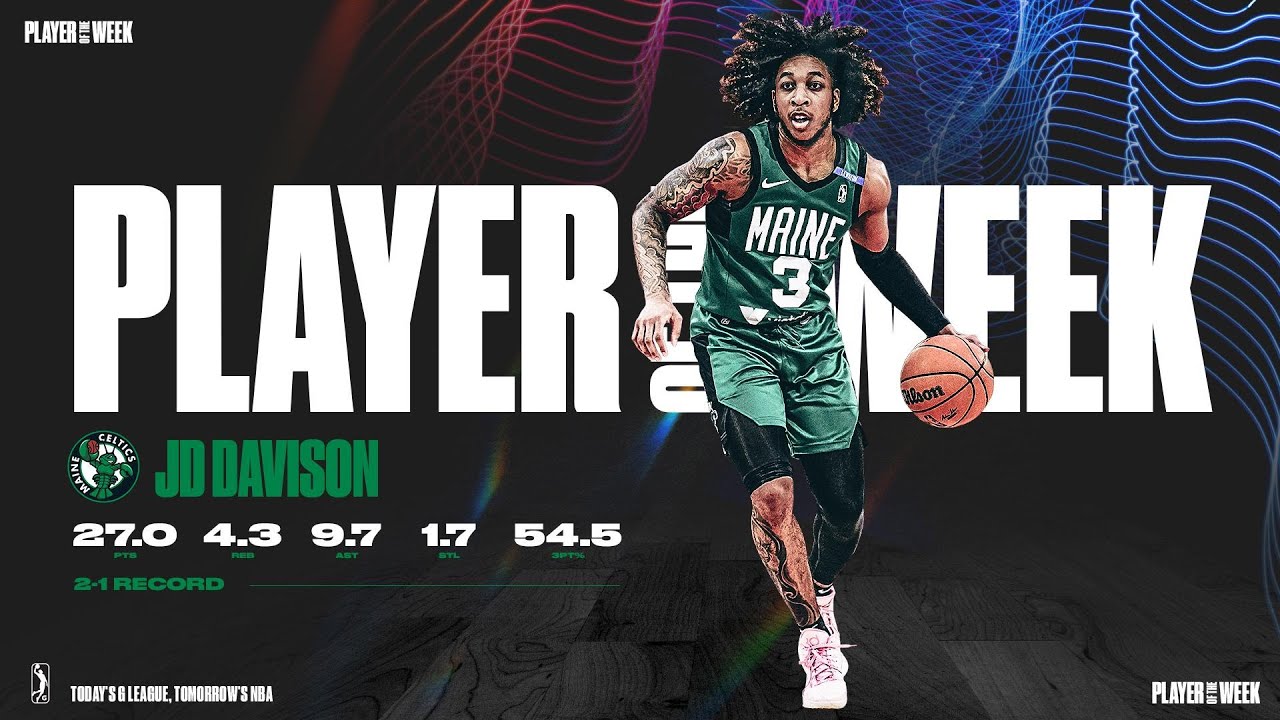 JD Davison Named NBA G League Player Of The Week: Dec. 12 - YouTube