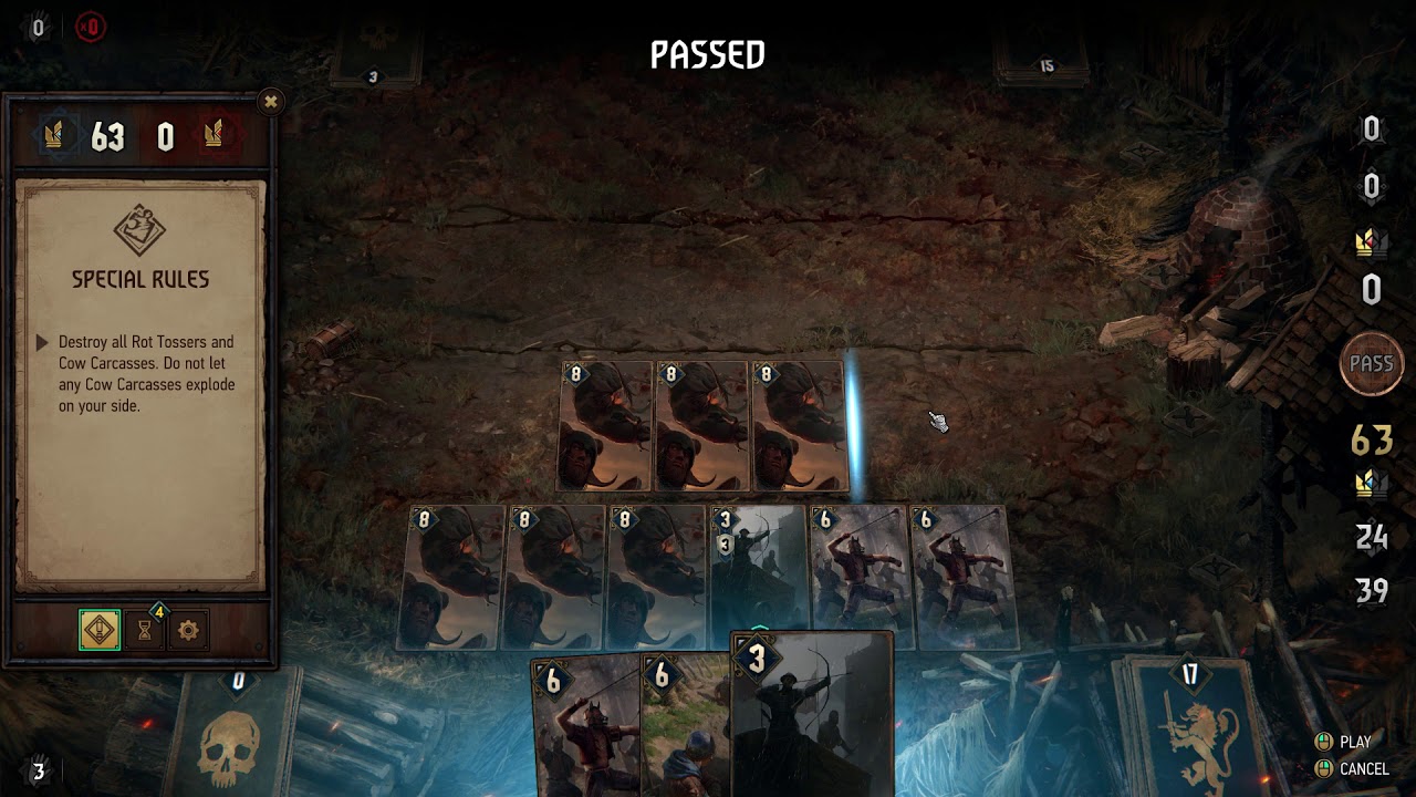 Thronebreaker - Corrupt Weapons Cow Carcasses puzzle solution - YouTube