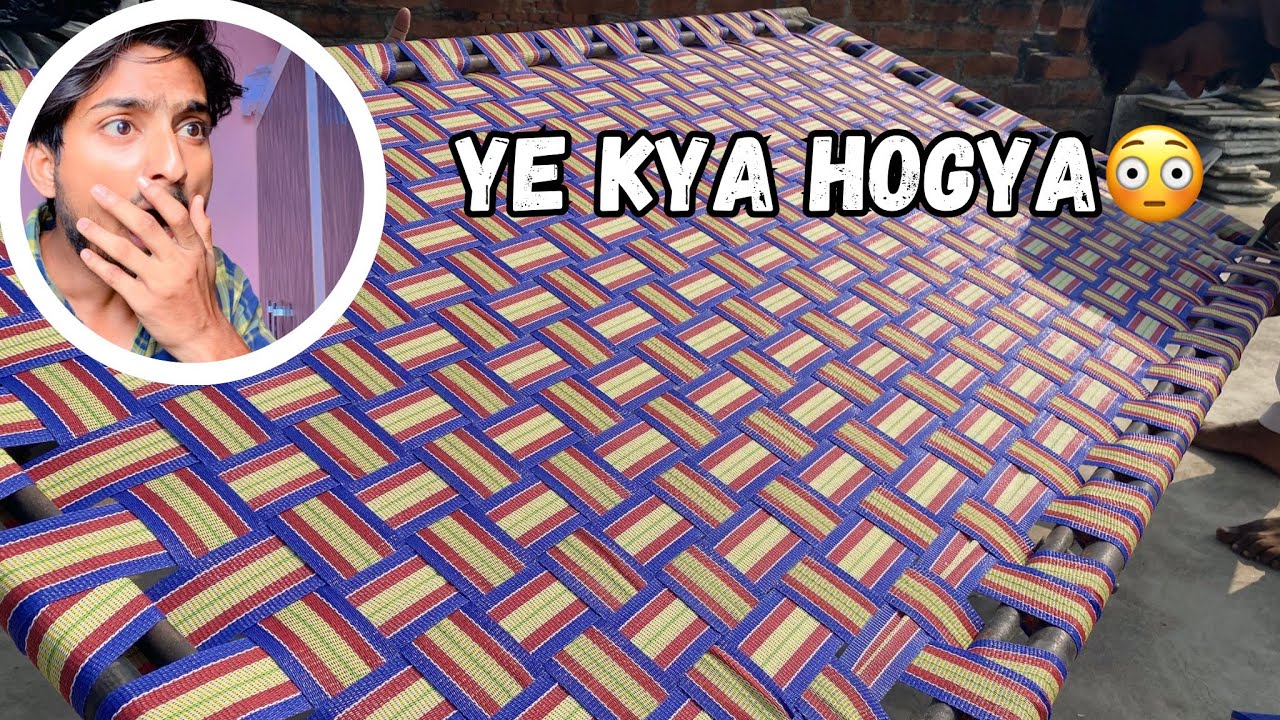 Charpayi bune hum😳🪡 #comedy #youtube #vlog #viralvlogs #firstvlog - YouTube