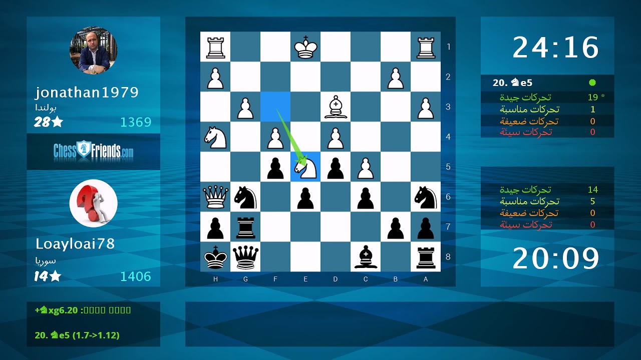 Chess Game Analysis: jonathan1979 - Loayloai78 : 0-1 (By ChessFriends ...