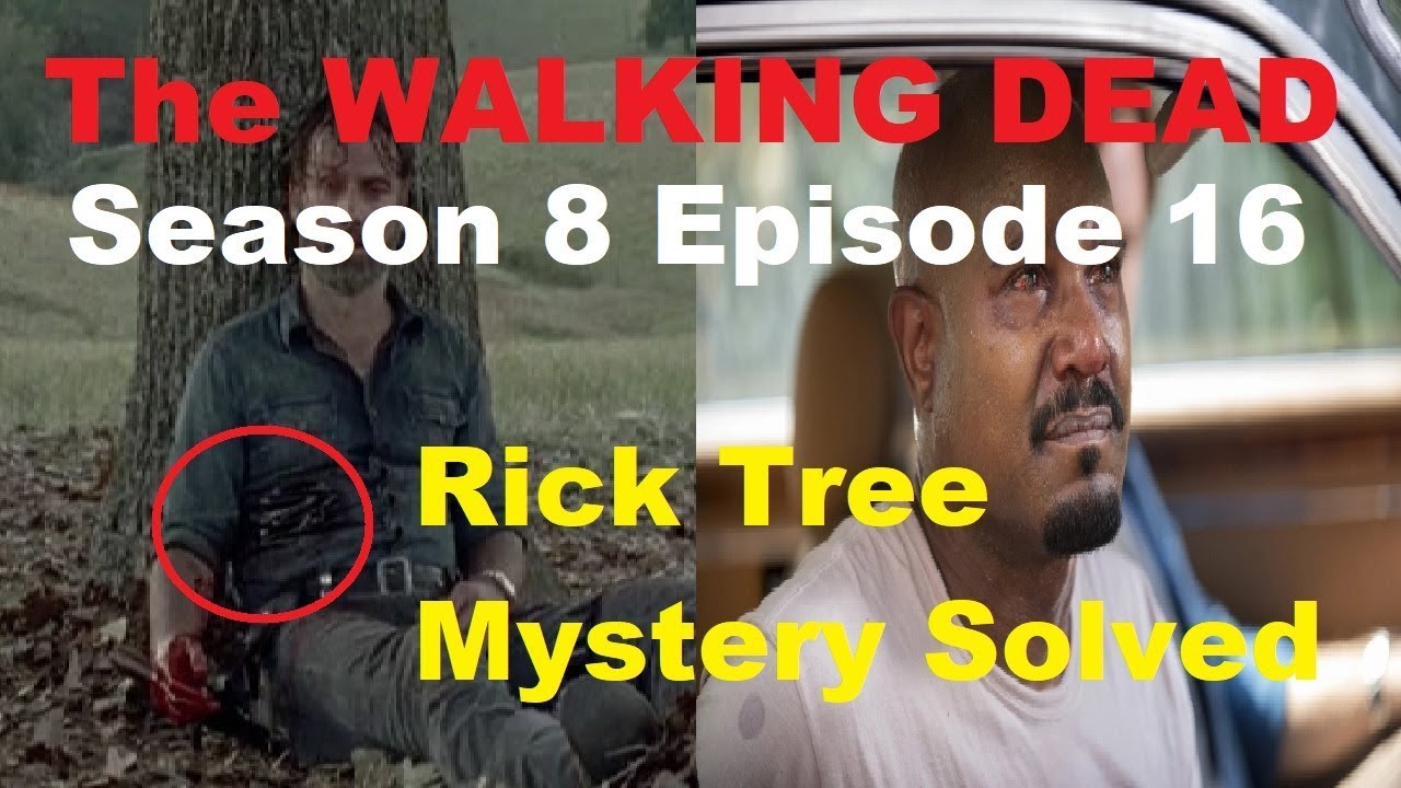 The Walking Dead Season 8 - EPISODE 16 Rick Tree Mystery Solved - YouTube
