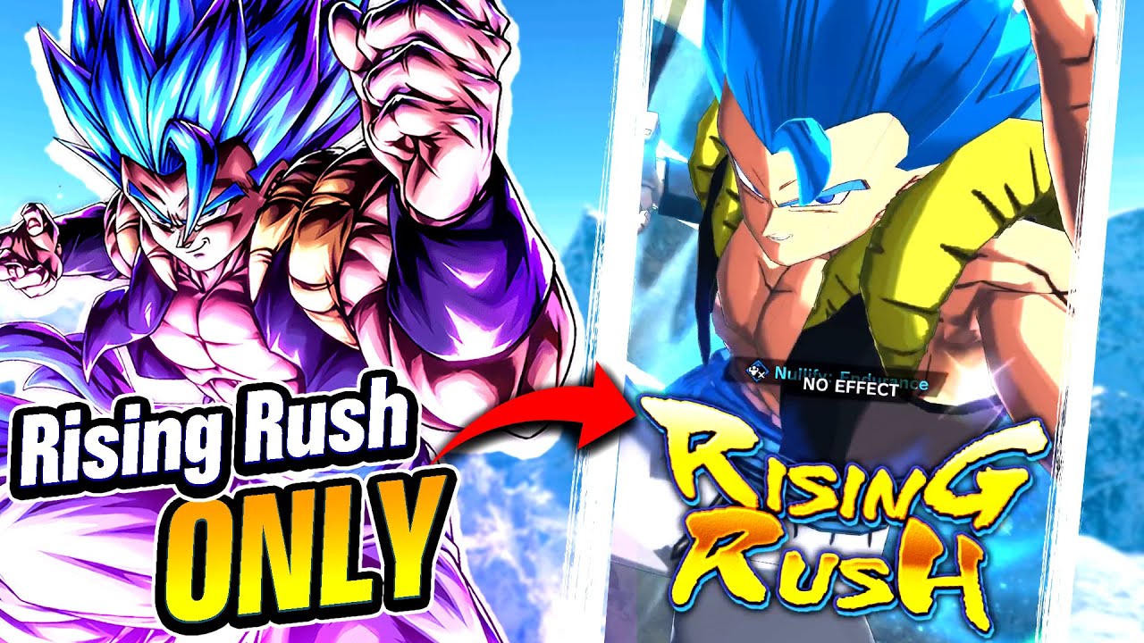 RISING RUSH ONLY??! THIS CHALLENGE IS IMPOSSIBLE In Dragon Ball Legends ...