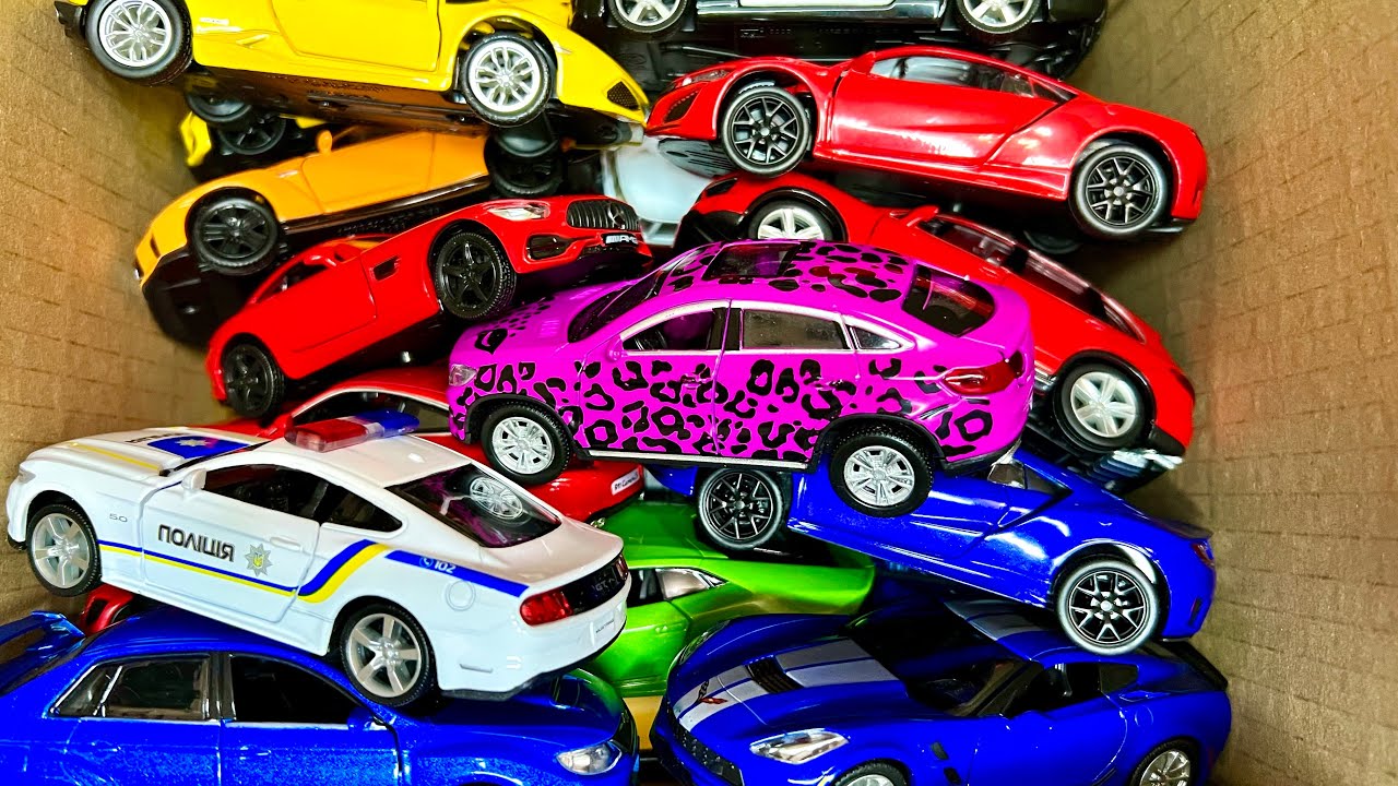 Mega Box Full of Diecast Model Cars / Toy Cars - YouTube