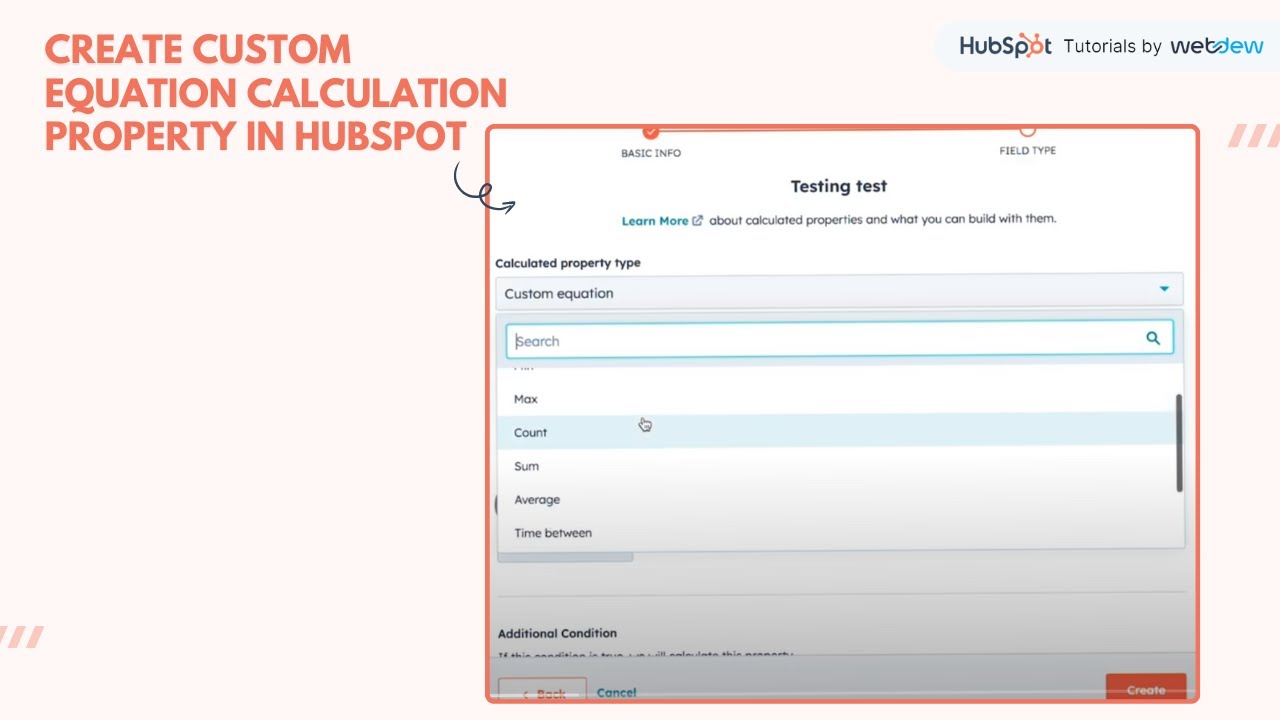 How to create Custom Equation Calculation Property in HubSpot - YouTube