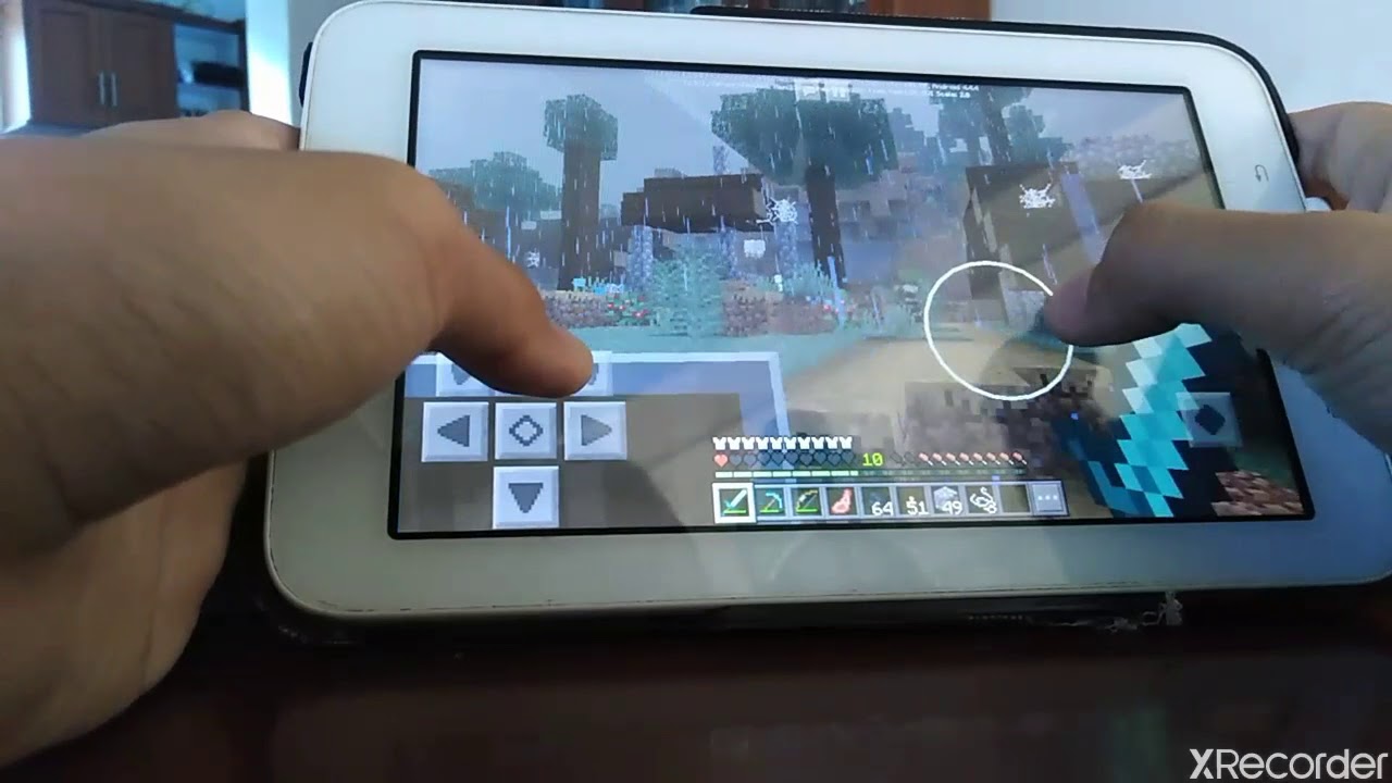 I'm playing minecraft on my old tablet! By:Lord Kurama/mateng - YouTube