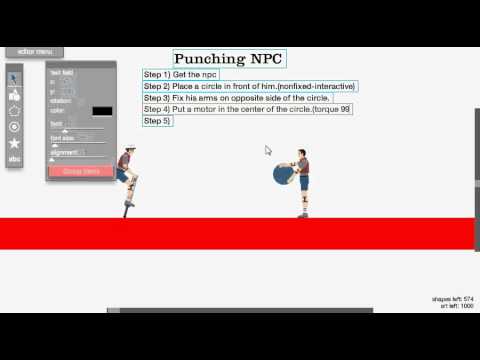 Happy Wheels Tutorial-Punching NPC - YouTube