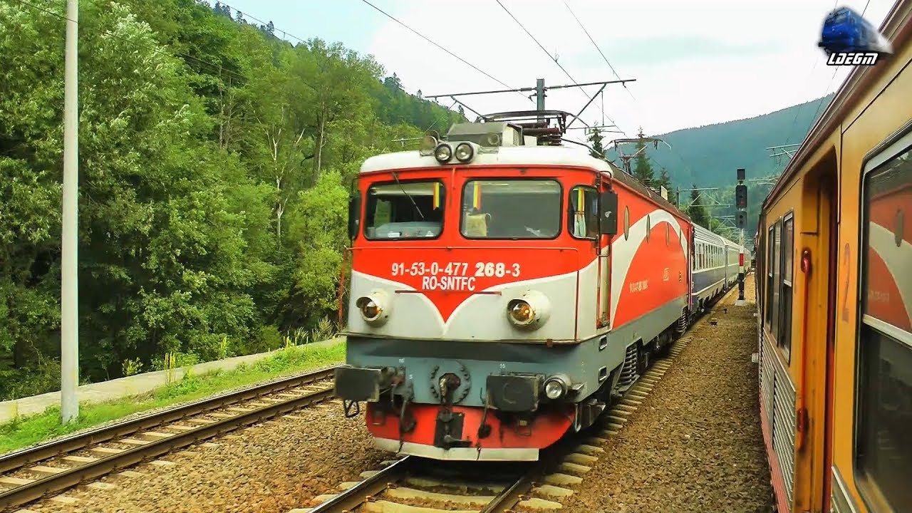 EA 477-268-3 & IR473-2"Ister" Budapesta Keleti-Bucuresti Nord in Gara ...