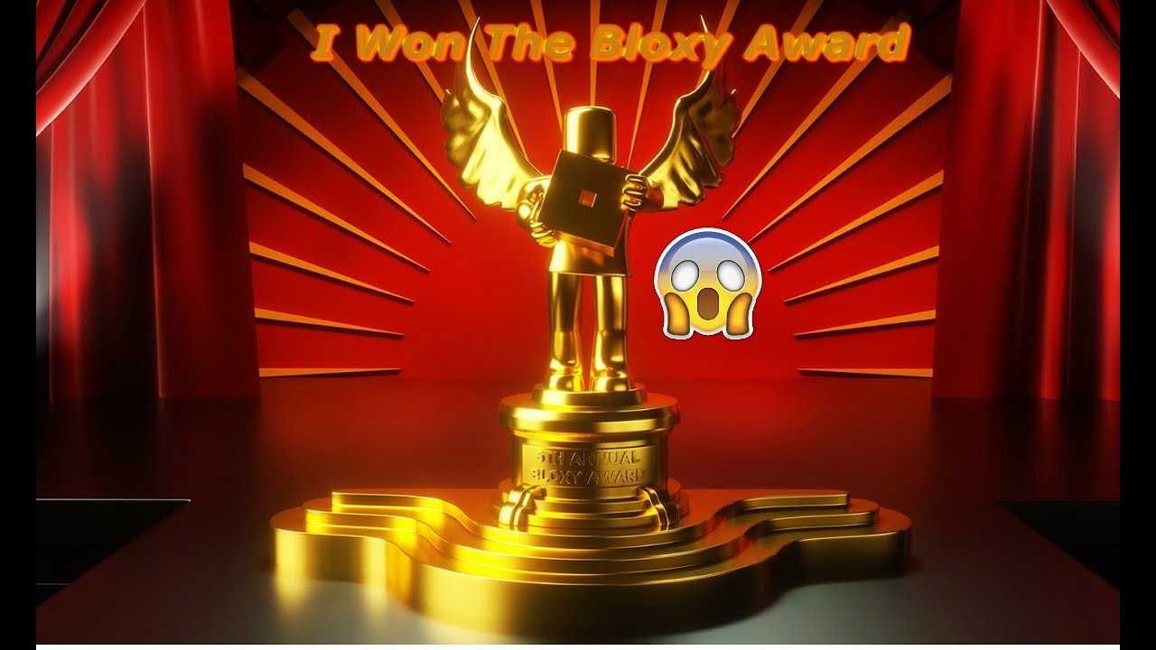 I Won The 5th Annual Bloxy Award (ROBLOX) 2018 - YouTube