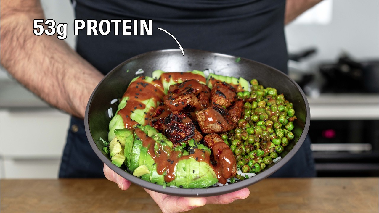 High Protein Steak Bites (Honey & Mustard BBQ) - YouTube