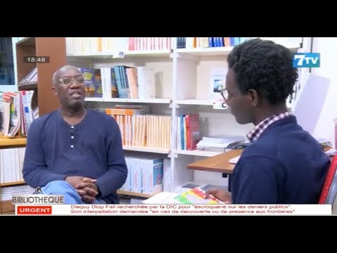 🔴La Bibliothèque du journaliste et auteur Ibou FALL "SENGHOR, Sa nègre ...