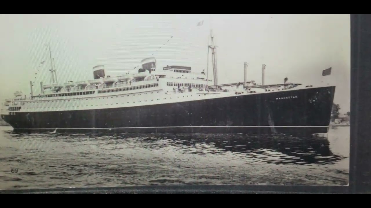 ca 1934 SHIP - SS MANHATTAN - YouTube