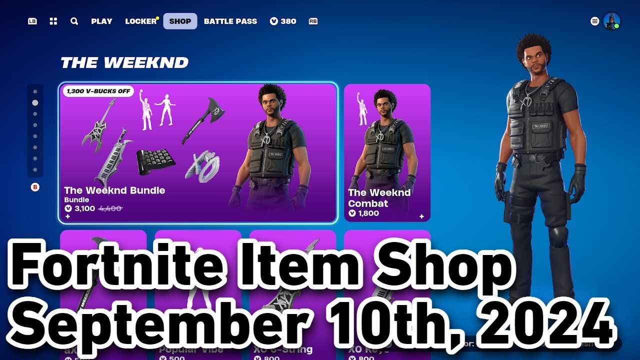 THE WEEKND COLLAB SKIN IS BACK & BOARDWALK WARRIORS PACK! Fortnite Item ...