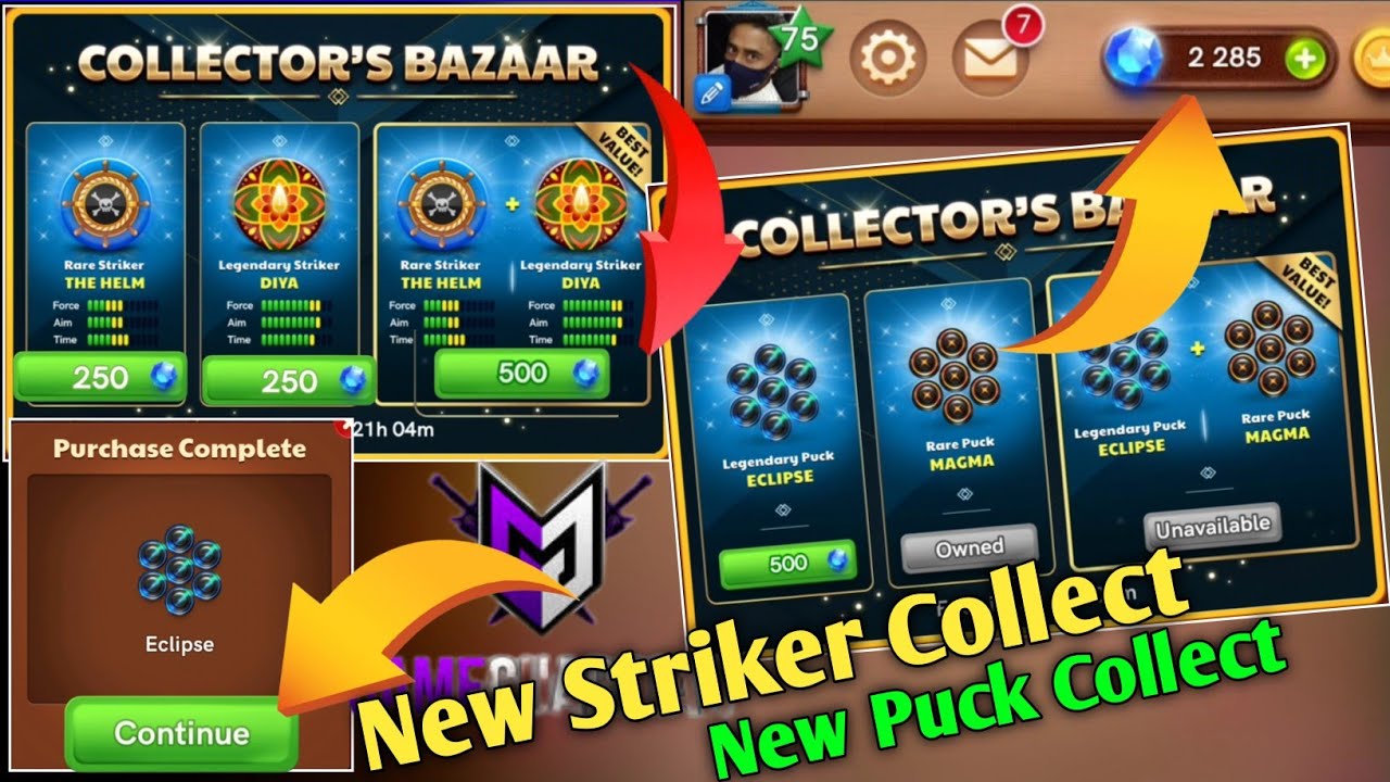 How To Collect New Legendary Puck Eclipse || Legendary Striker Collect ...
