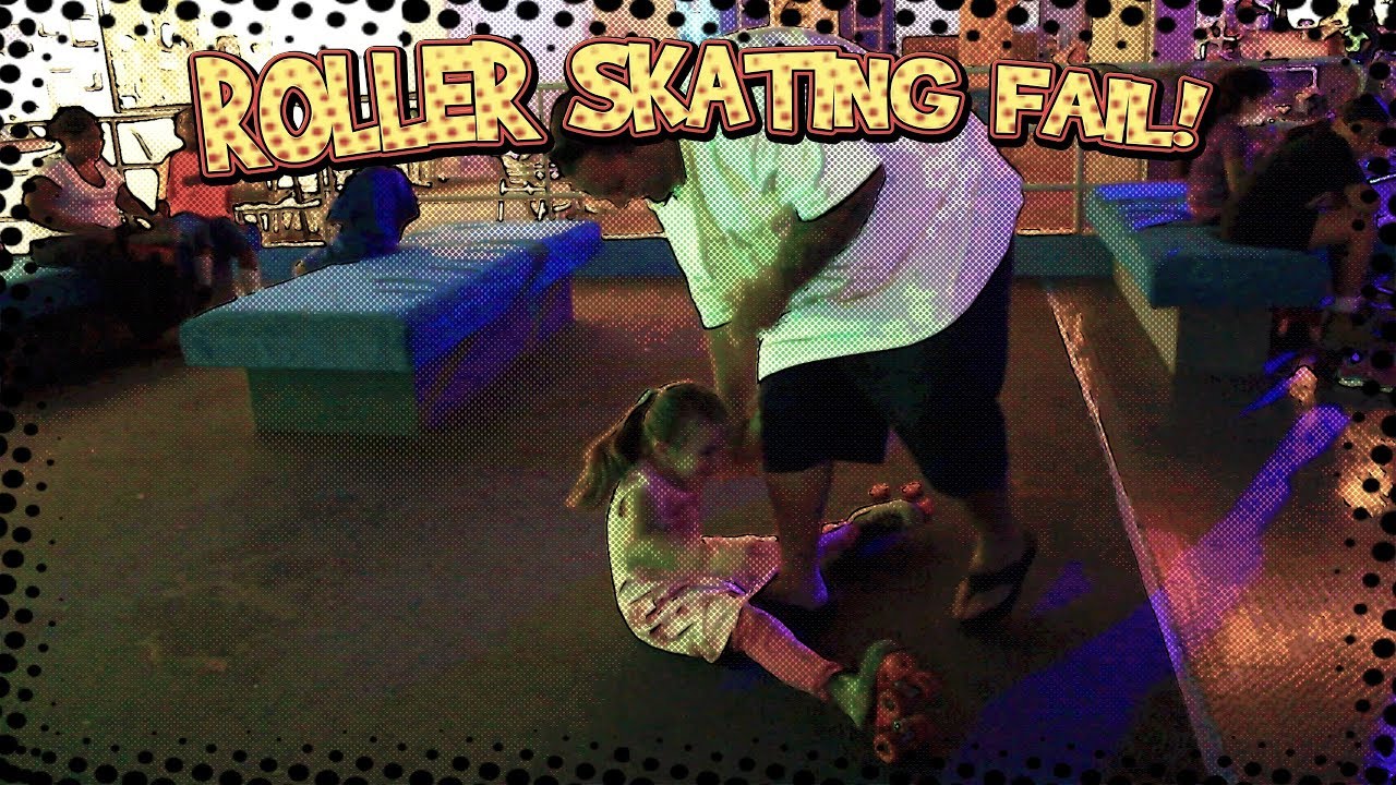 TERRIBLE TODDLER ROLLER SKATING FAIL! BACK TO SCHOOL SKATE PARTY! - YouTube