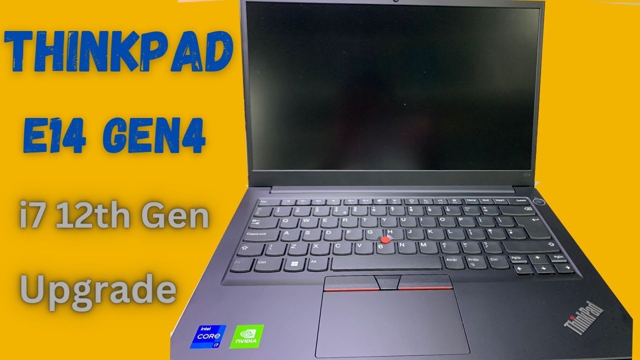 Lenovo ThinkPad E14 Gen 4 disassembly & ram upgrade - YouTube