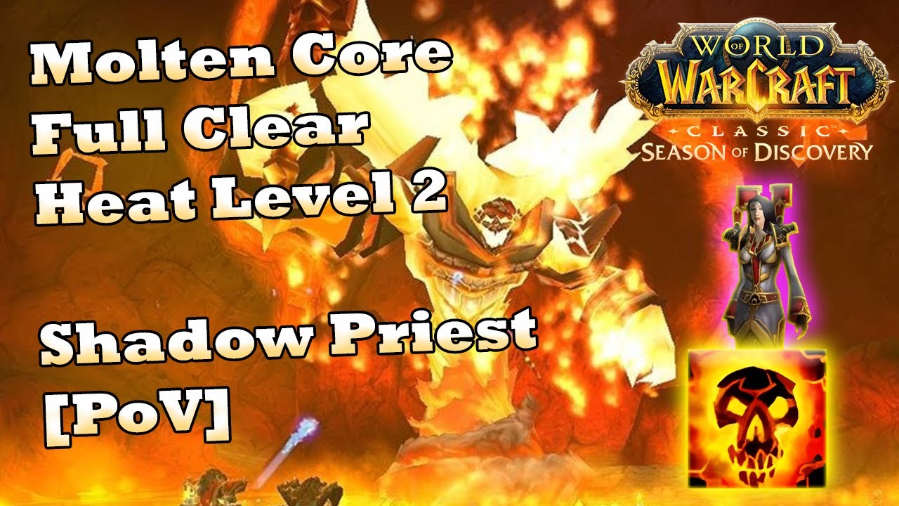 Molten Core Heat 2 Raid: Shadow Priest Gameplay [WoW SoD] - YouTube