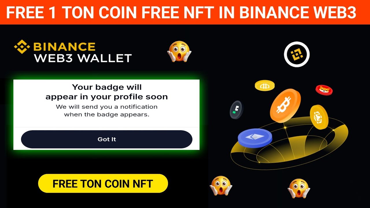 Binance Web3 Wallet Free 1 Ton Coin || Binance Web3 Wallet Free Ton ...