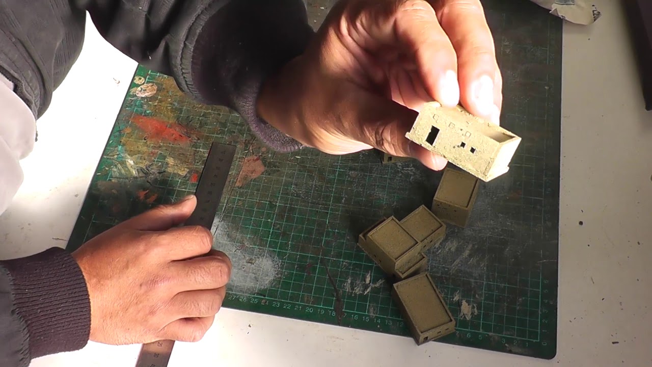 6mm MDF Desert Buildings - YouTube