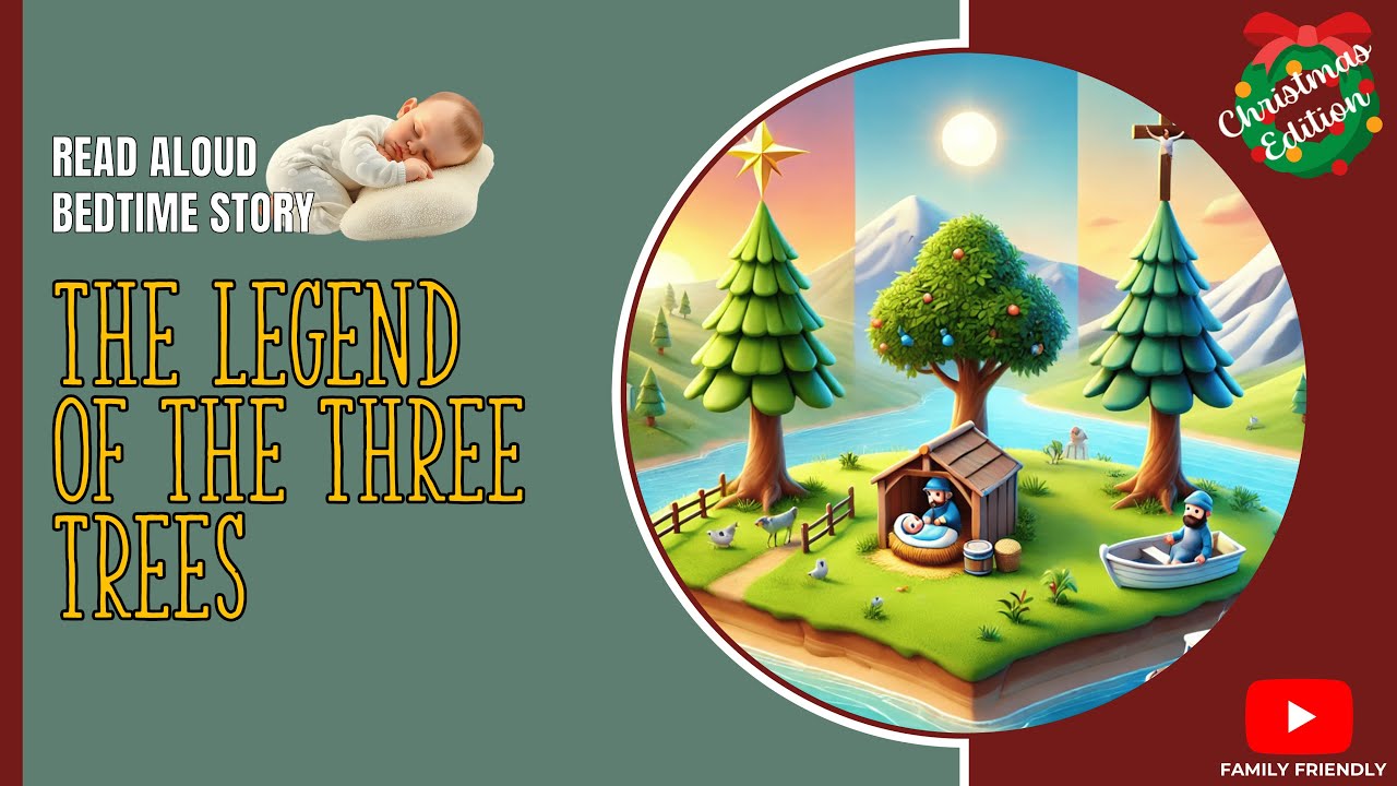 Christmas Bedtime Story: The Legend of the Three Trees - YouTube