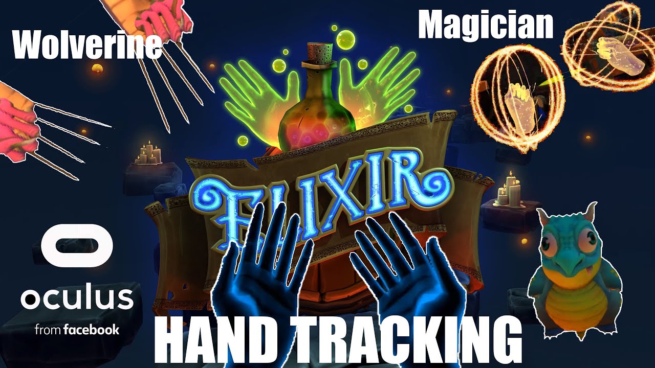 FIRST VR HAND TRACKING GAME: ELIXIR on OCULUS QUEST - VR Gameplay ...