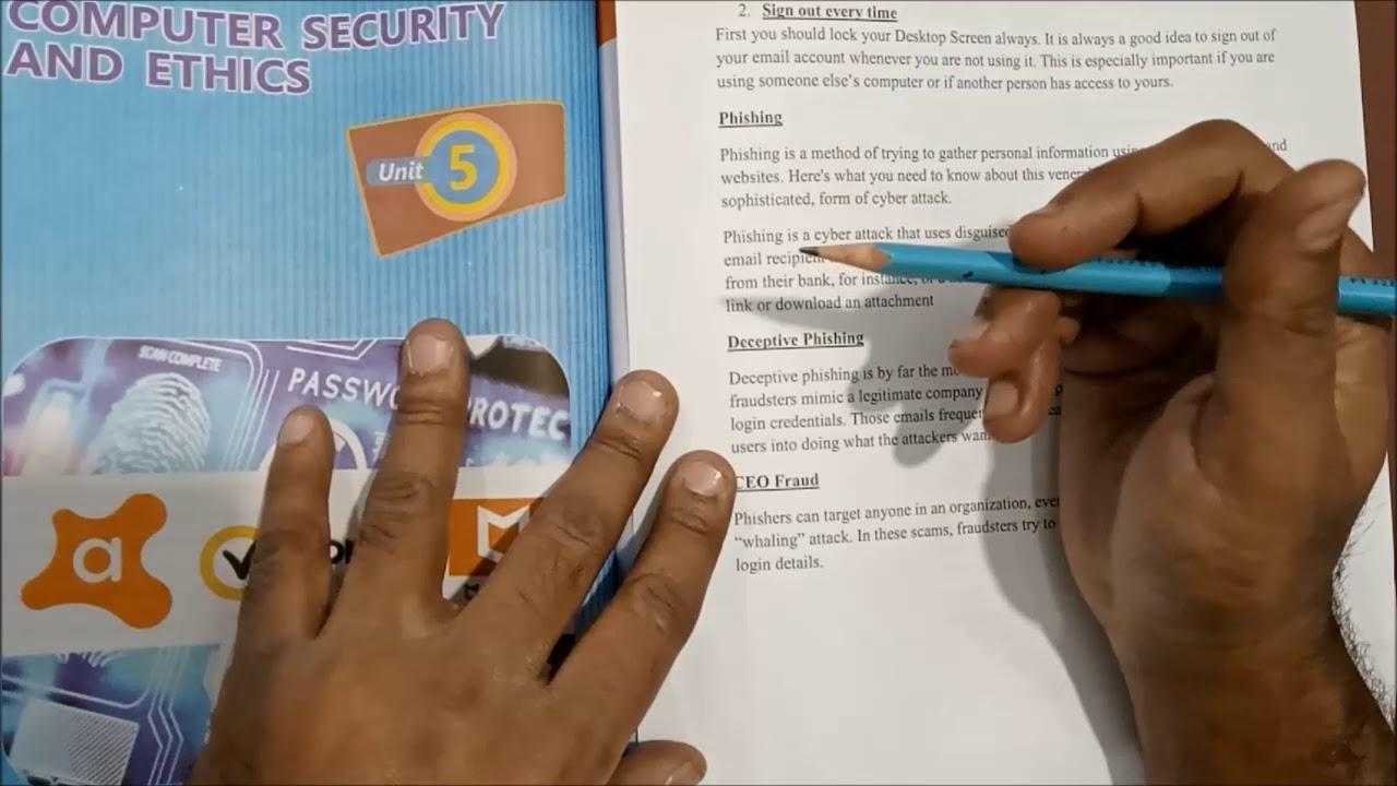 Class 9 Subject Computer Ch 5 Computer Security & Ethics - YouTube