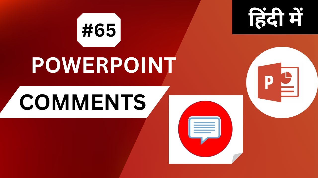 PowerPoint - Comments | PowerPoint Tutorial in Hindi #65 - YouTube