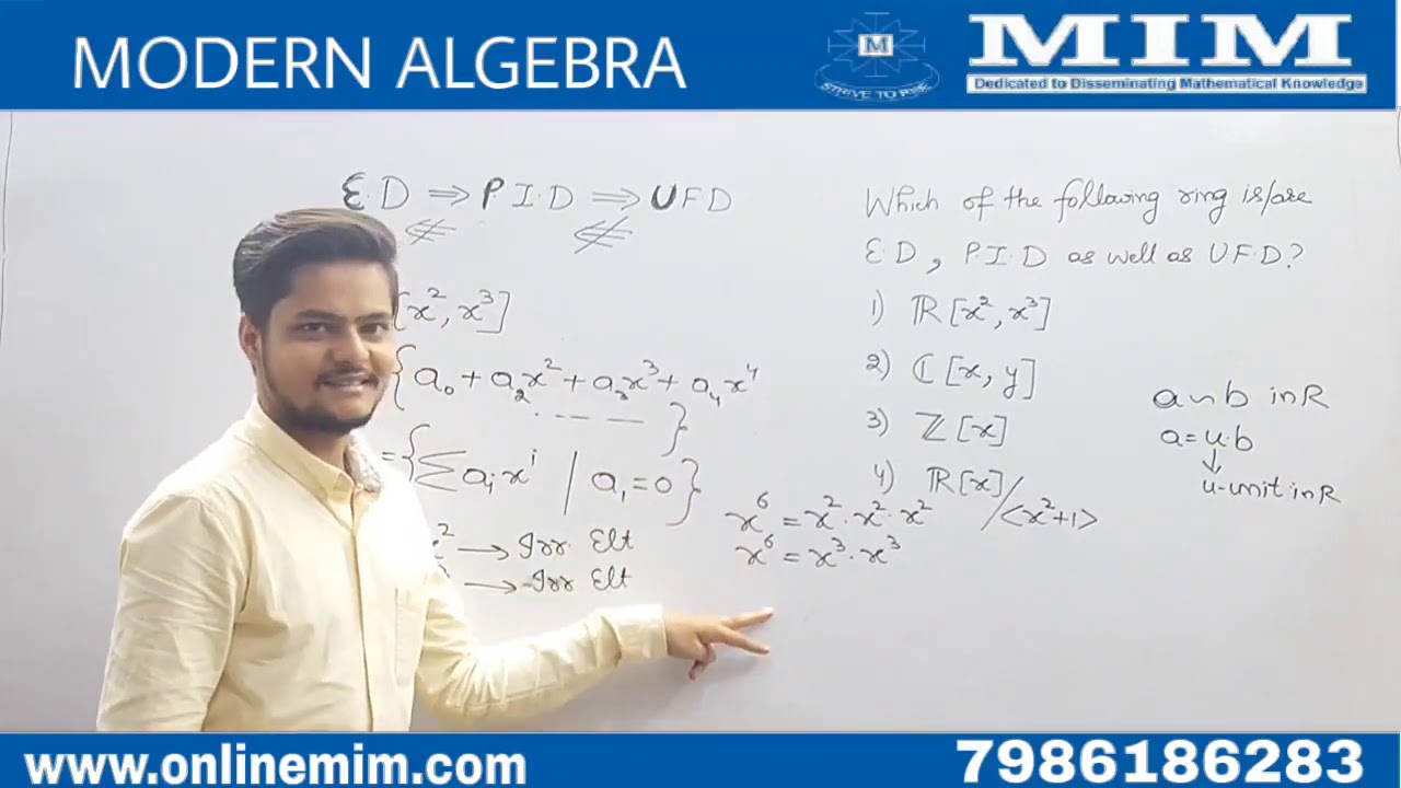 4 Modern Algebra Problem of the day4th question - YouTube