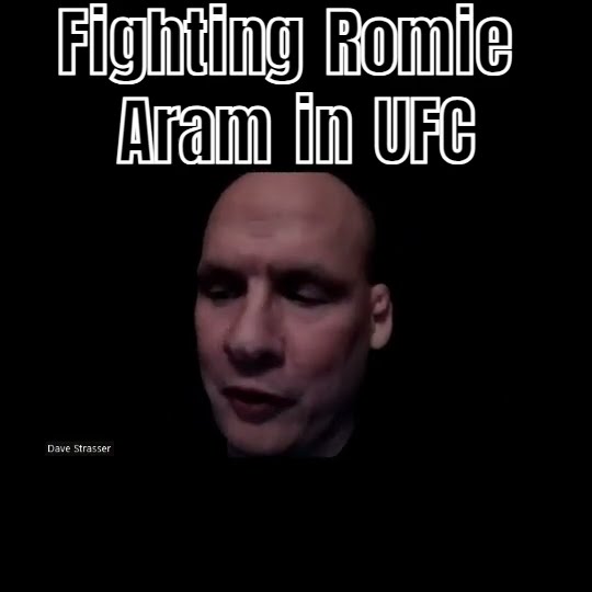 Dave Strasser Remembers UFC Debut Against Romie Aram / #mmamuseum # ...
