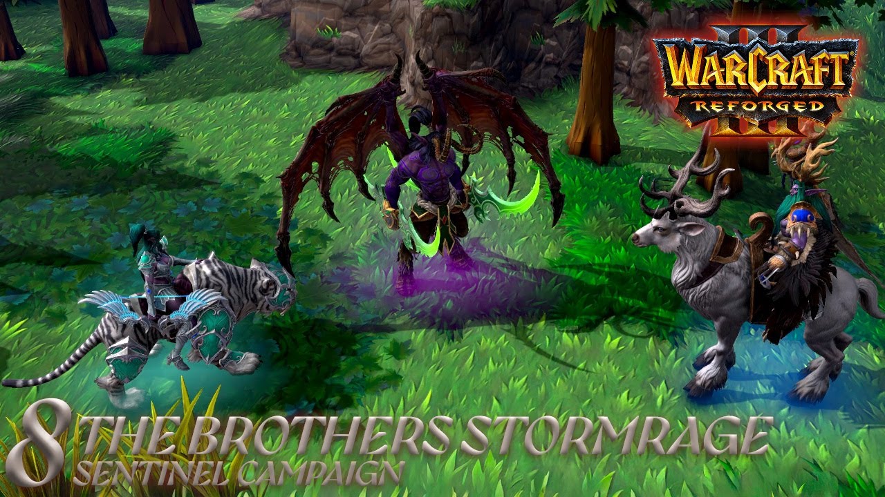 Warcraft 3 The Frozen Throne Reforged: The Brothers Stormrage | HARD ...