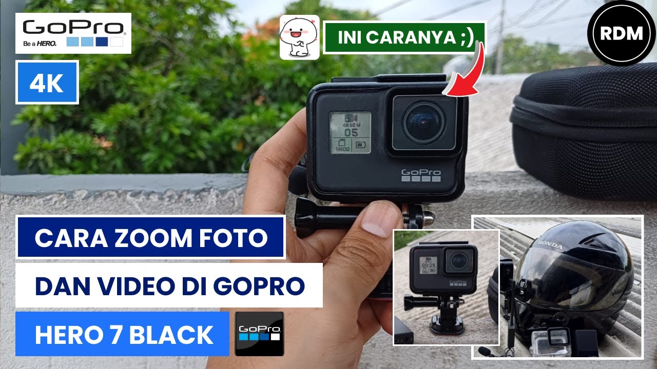 Cara Zoom Foto Dan Video Di Gopro Hero 7 Black | Cara Zoom Gopro - YouTube