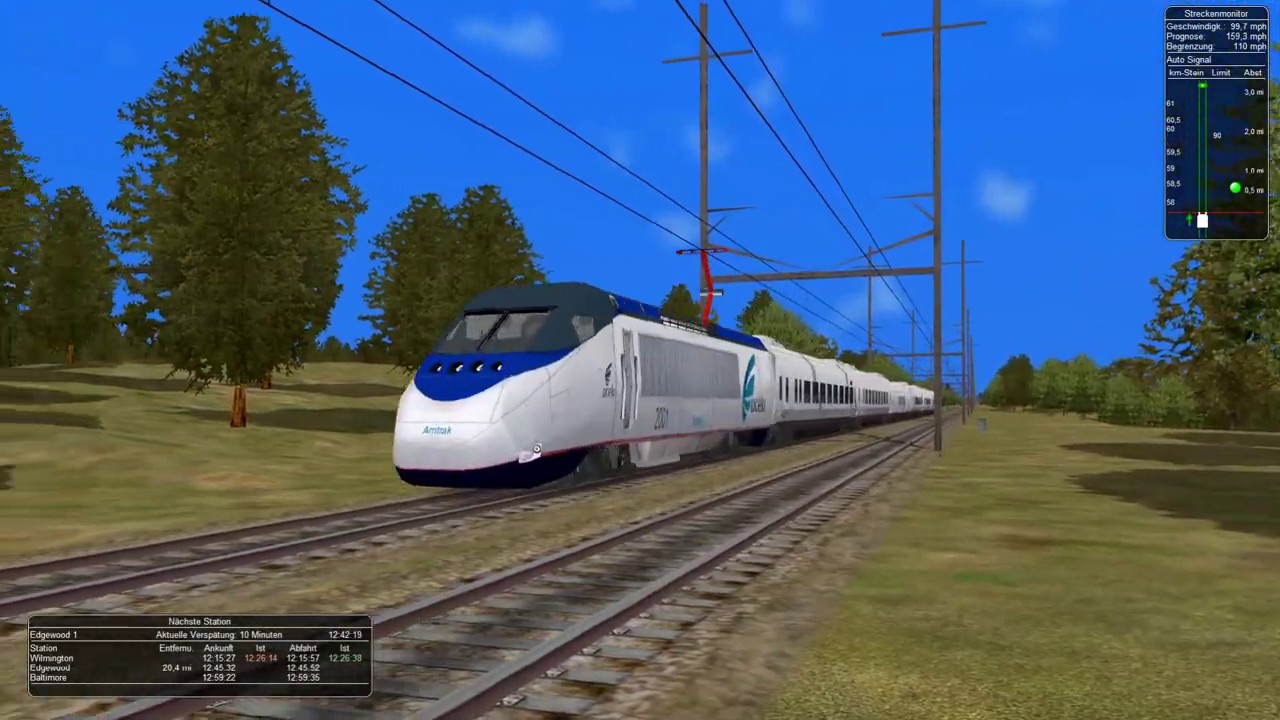 Microsoft Train Simulator Gameplay HD - Northeast Corridor ...